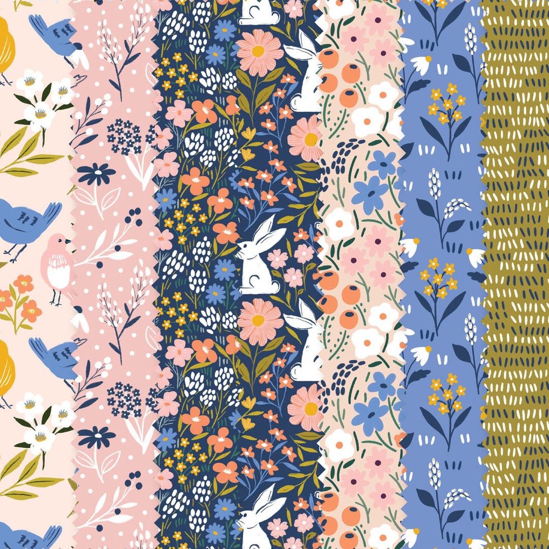 FELICITY Seven Meadows Fat Quarter Bundle 12 Pcs FQ | Felicity Fabrics ...