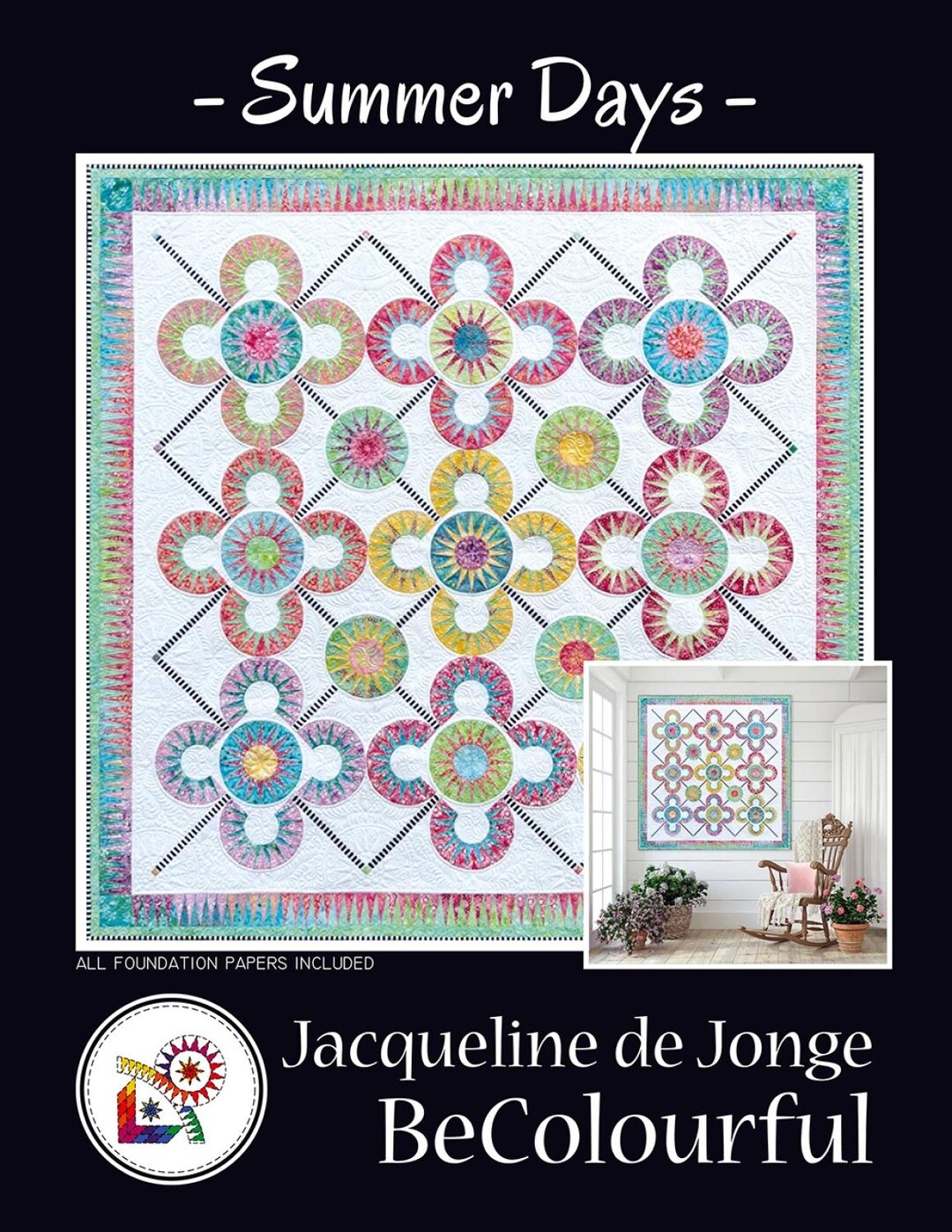 Summer Days Quilt Pattern | Becolourful by Jacqueline De Jonge ...