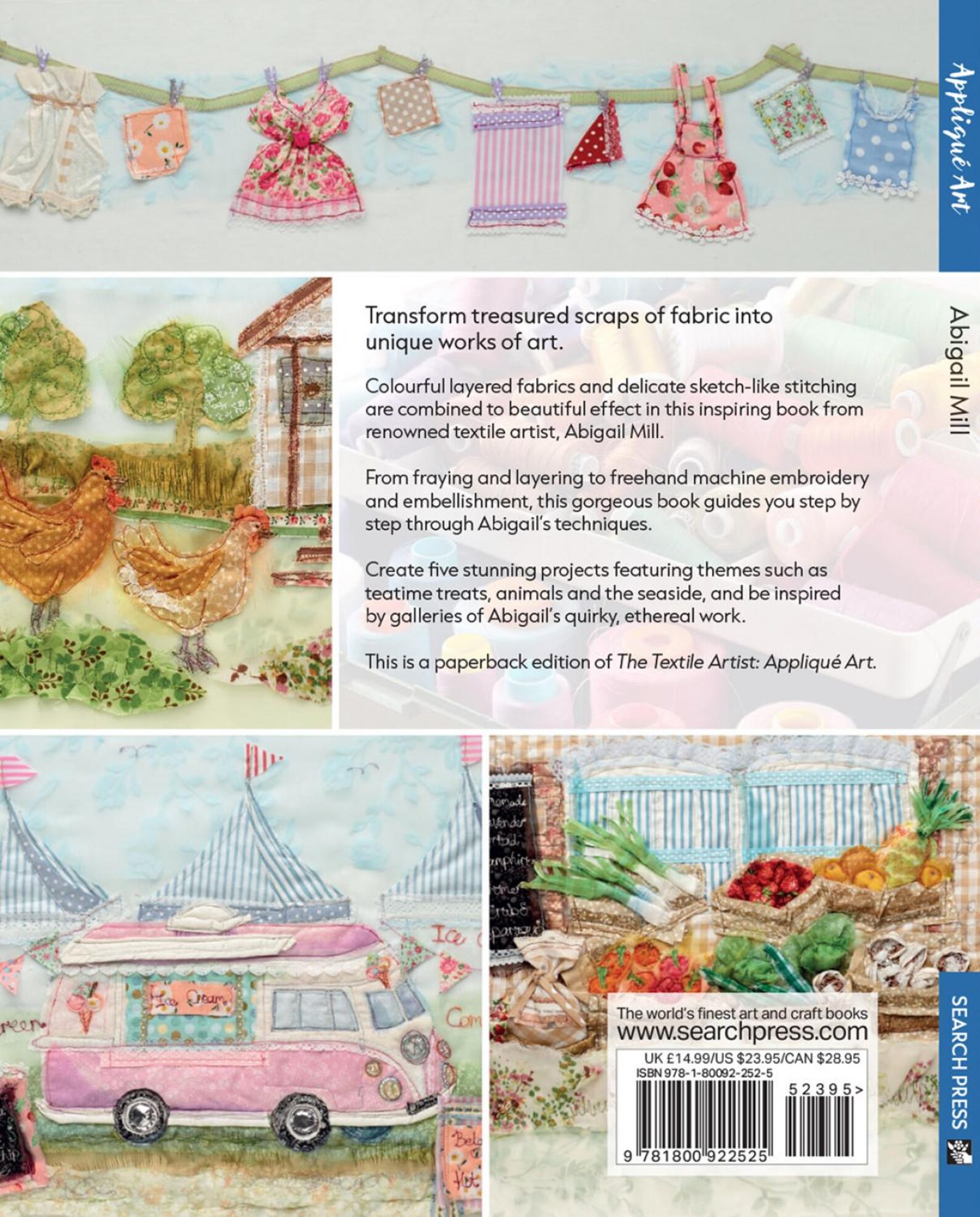 Applique Art: Freehand Machine-embroidered Picture | Abigail Mill ...