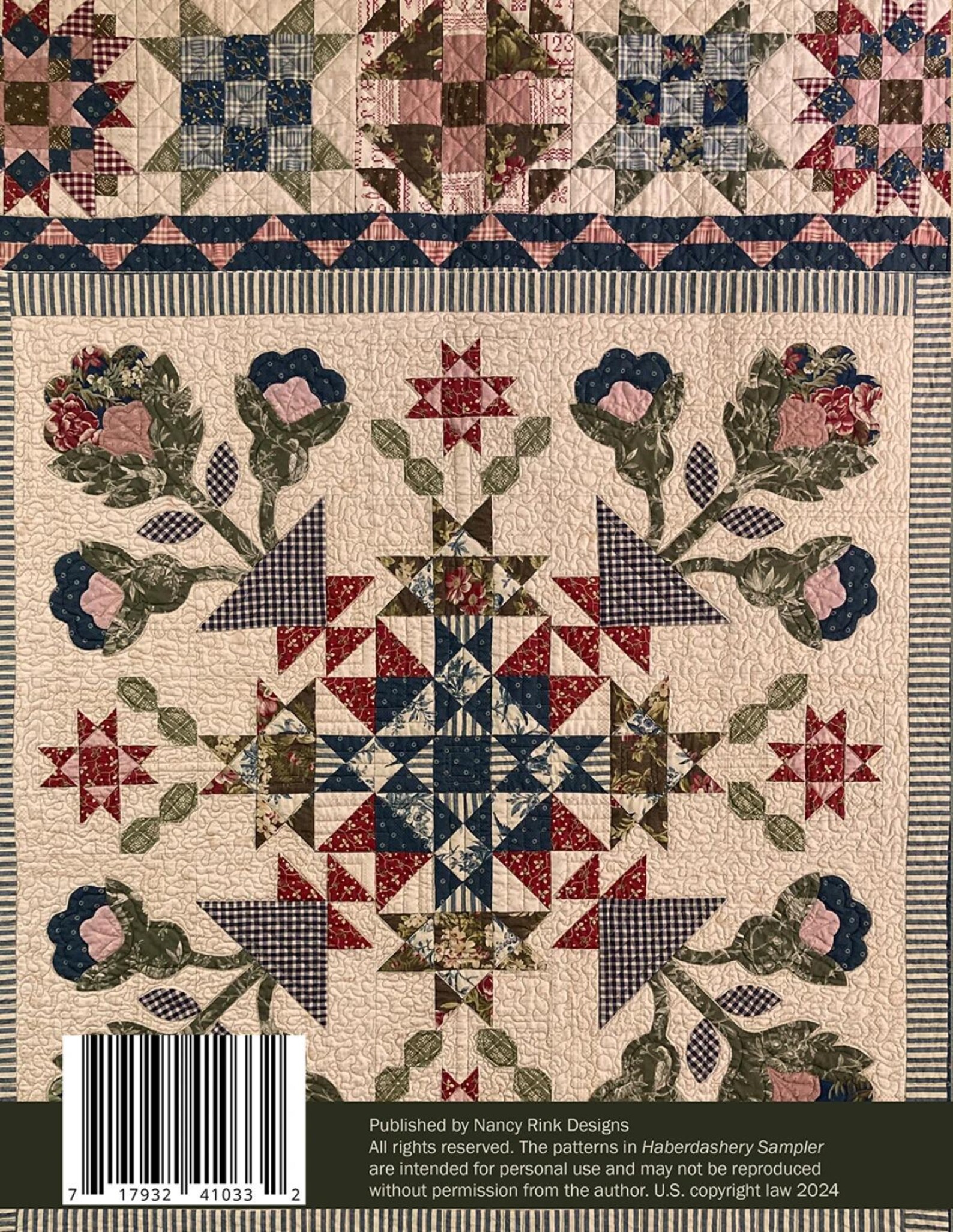 Haberdashery BOM Pattern | Nancy Rink Designs | 12 Month BOM 91x91 ...