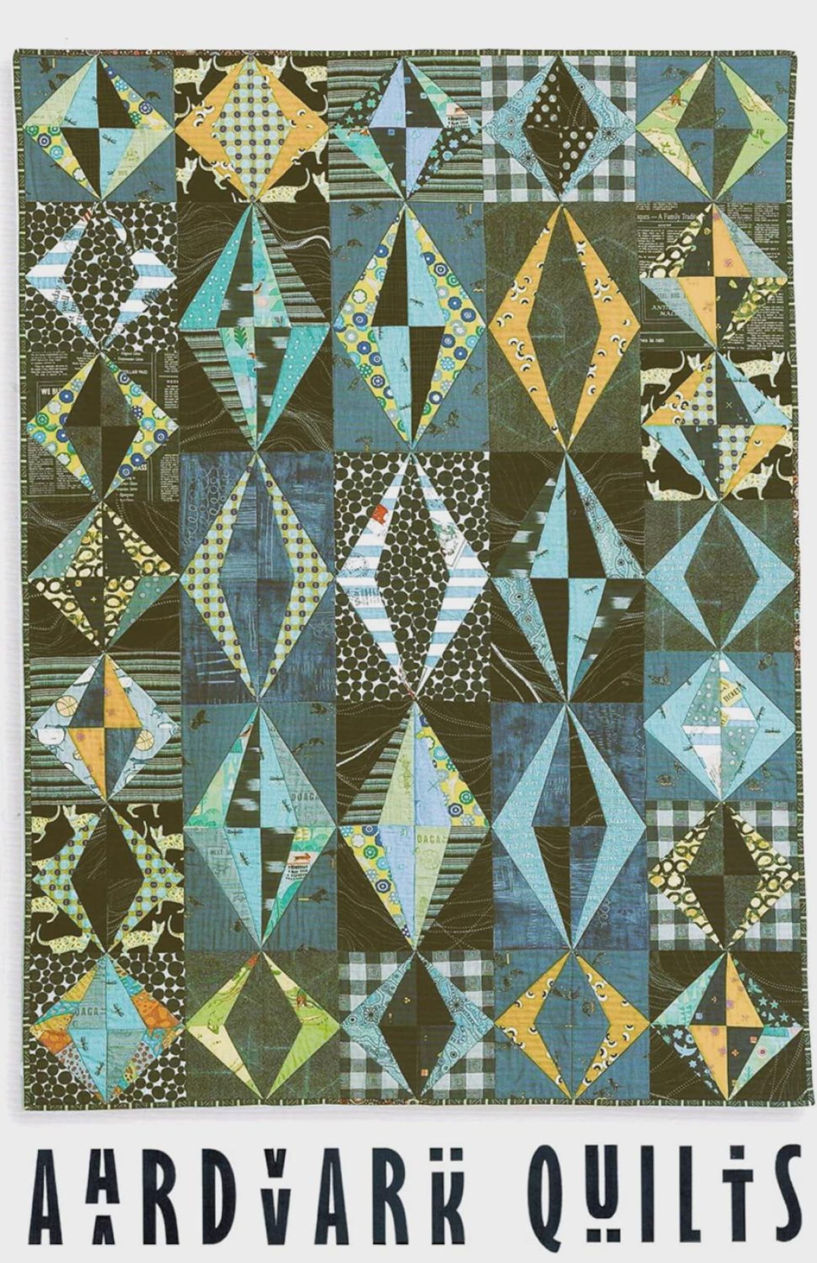 Lava Lamps Quilt Pattern | AQ892 | Pamela Dinndorf Aardvark Quilts ...