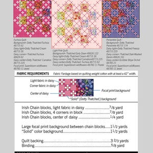 Fiona’s Daisy Chain Quilt Pattern | Robin Pickens | Rusty - Etsy