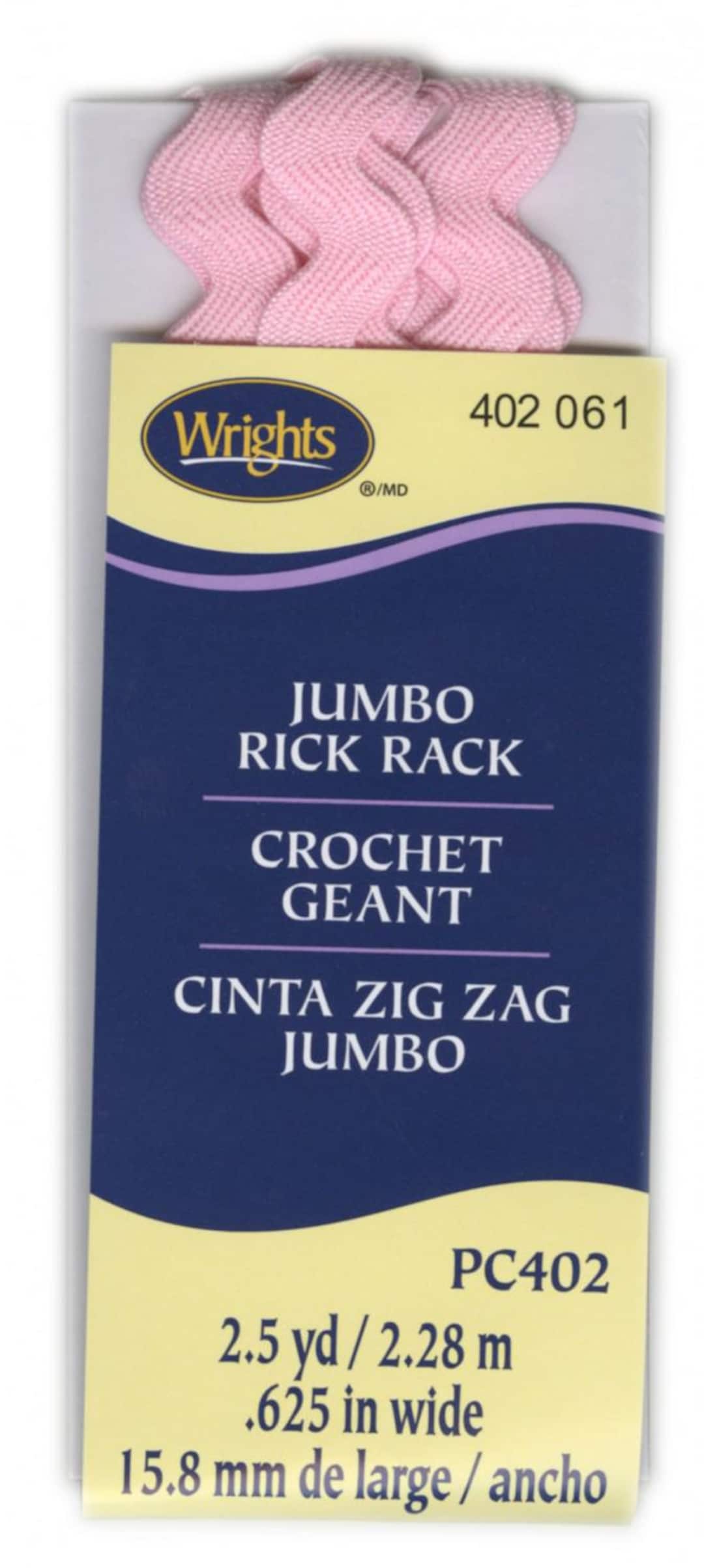 Jumbo Rick Rack PINK Pack | 2.5 Yard | WRIGHT Co. | Ric Rac Ricrac Wave ...
