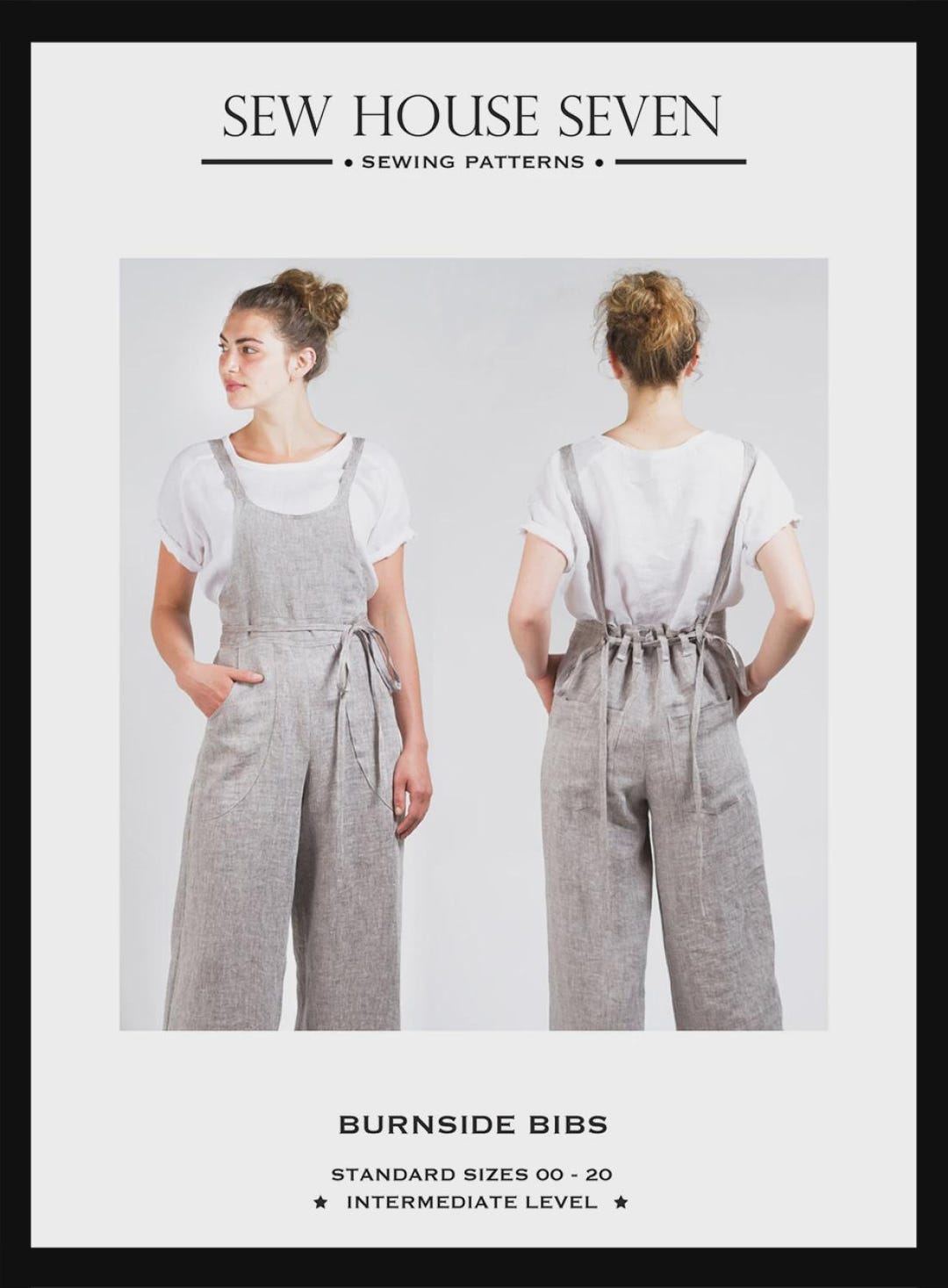 Burnside Bib | SHS114 | Friday Pattern Company Chelsea Gurnoe | Rusty ...