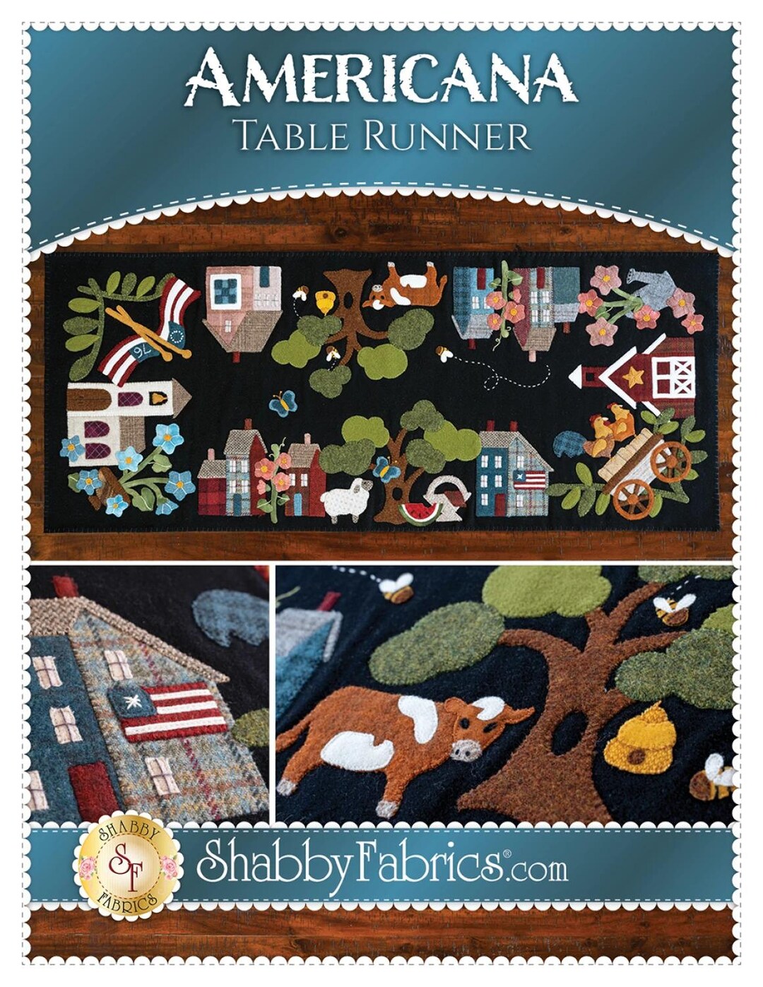 Americana Table Runner Pattern | SF50009 | Jennifer Bosworth Shabby ...