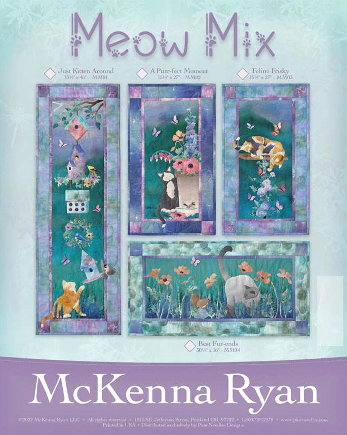 Meow Mix - Complete Pattern Set | Mckenna Ryan Hoffman Fabrics | Rusty ...