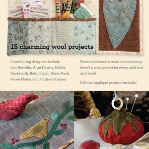 Sweet & Simple Wool Applique Book | 11287 9781617456176 | 19 Wool Felt ...