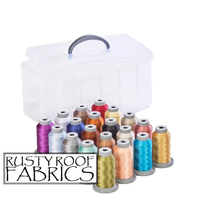 NATIVITY COLLECTION Glide Thread Kit | Kimberbell Fil Tec 61059 | 20 Spools | Machine Bench ...