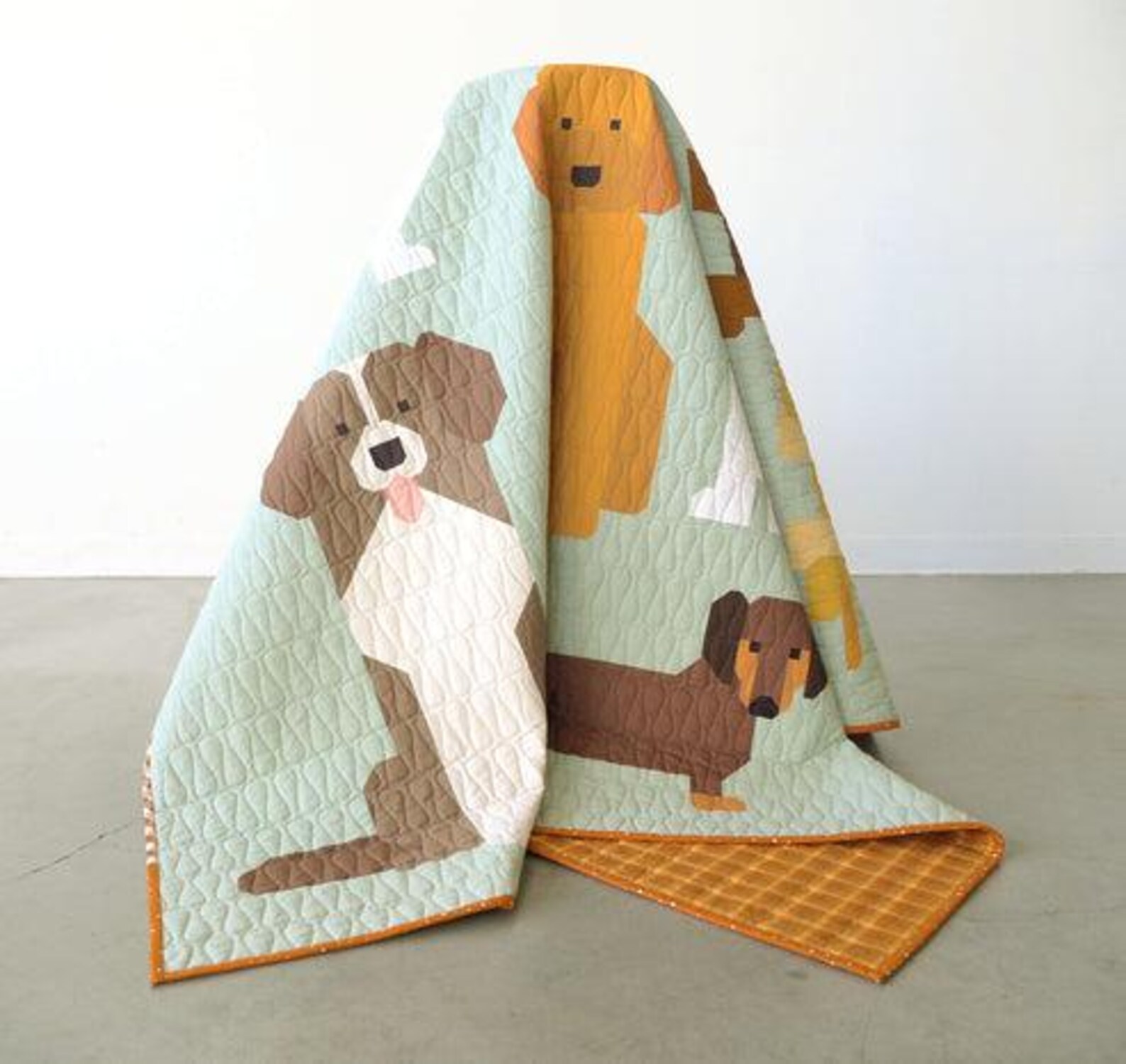 Dog Park Quilt Pattern | Multi Sizes | Elizabeth Hartman | Paper ...