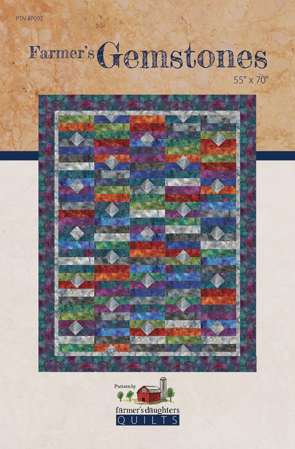 Farmer's Gemstones Quilt Pattern | Farmer's Daughters, Sarah Ottesen ...