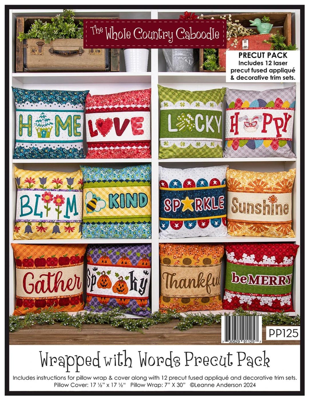 Wrapped With Words Precut Pack | Leanne Anderson | Pillow Wraps | Rusty ...
