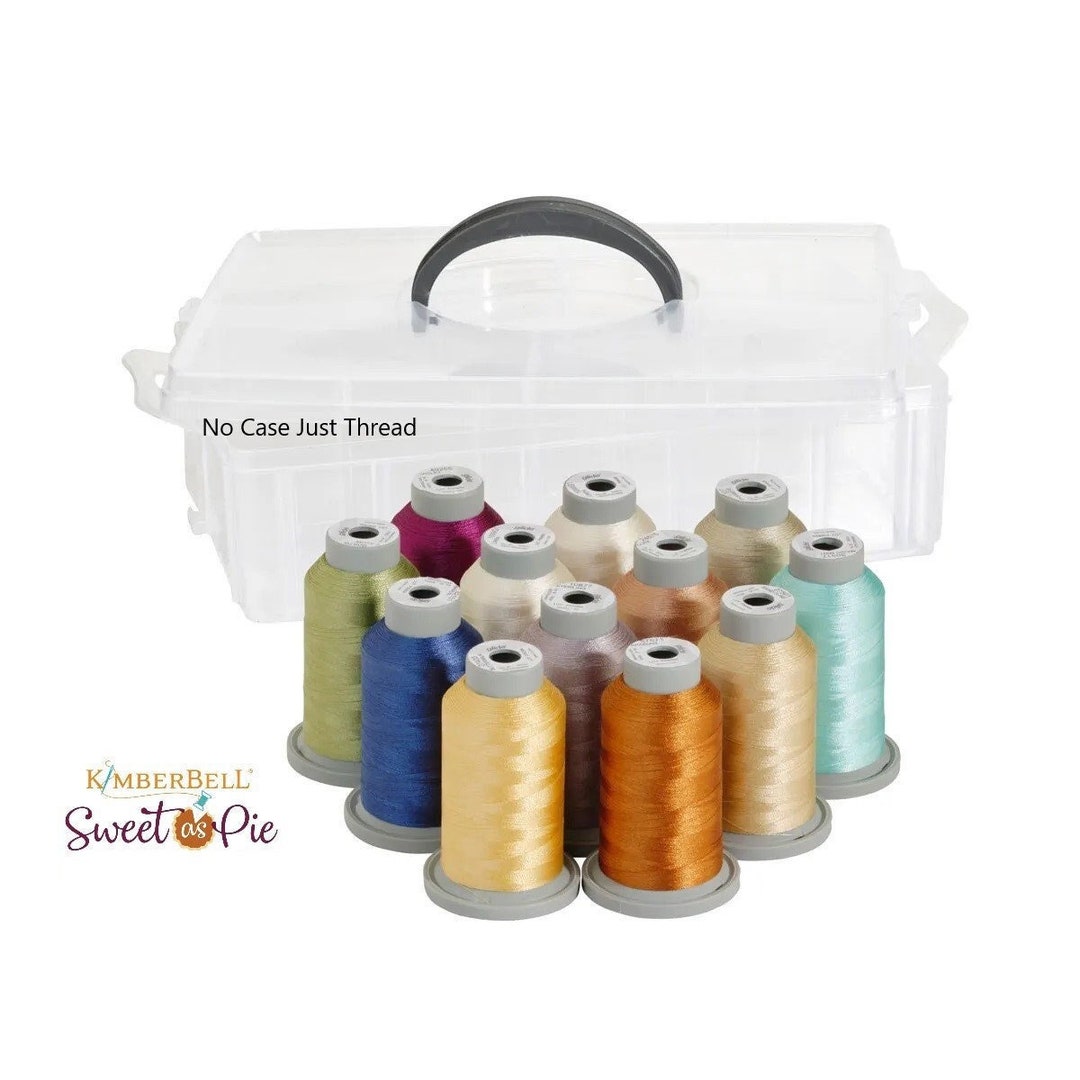 SWEET AS PIE Thread Bundle | Kimberbell Project | 12 Spools Bench Pillow Glide Thread | Just ...