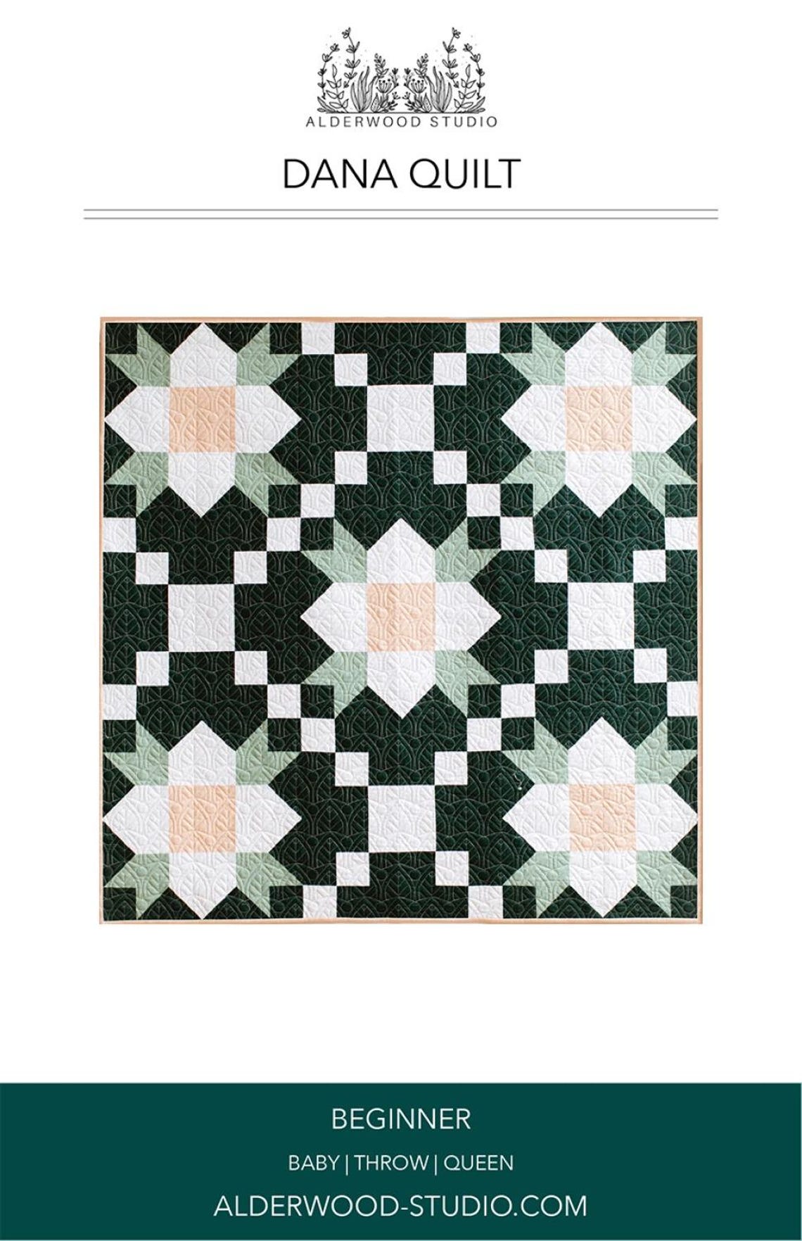 Dana Quilt Pattern | Multi Size | Alderwood Studio Patterns | Rusty - Etsy