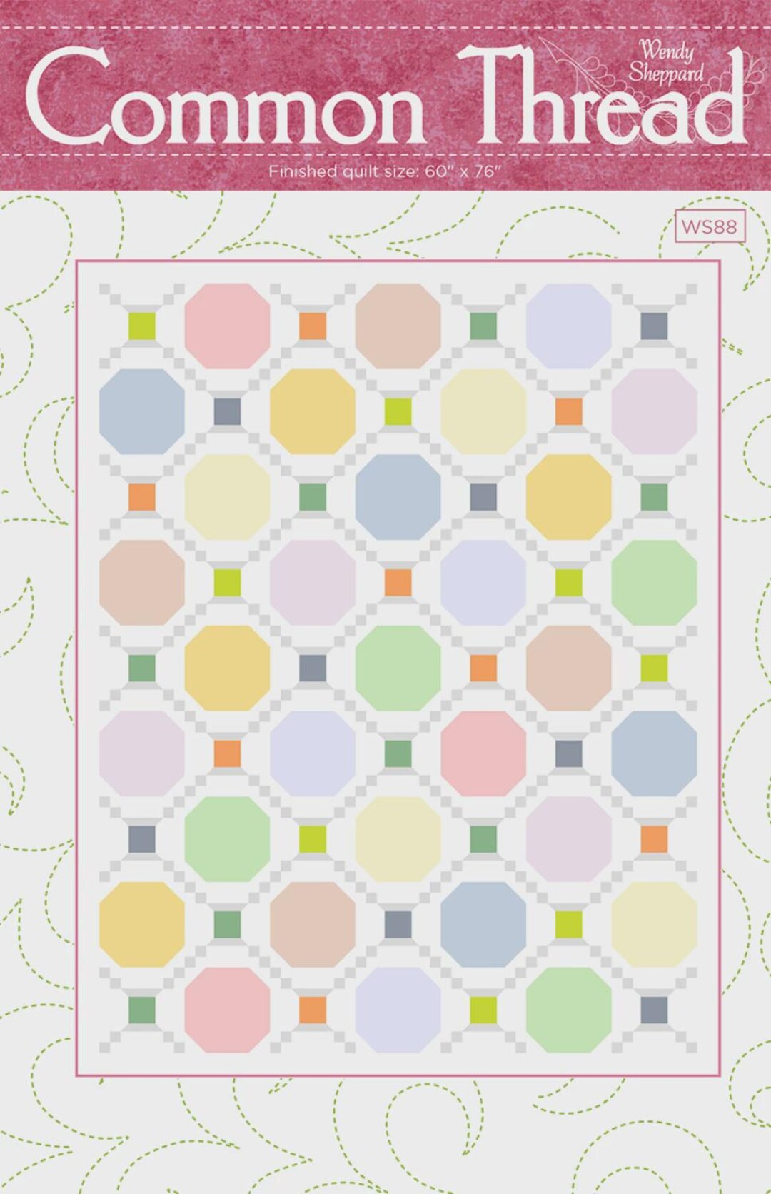 Common Thread Quilt Pattern | WS88 | Wendy Sheppard | Sewing Machine ...