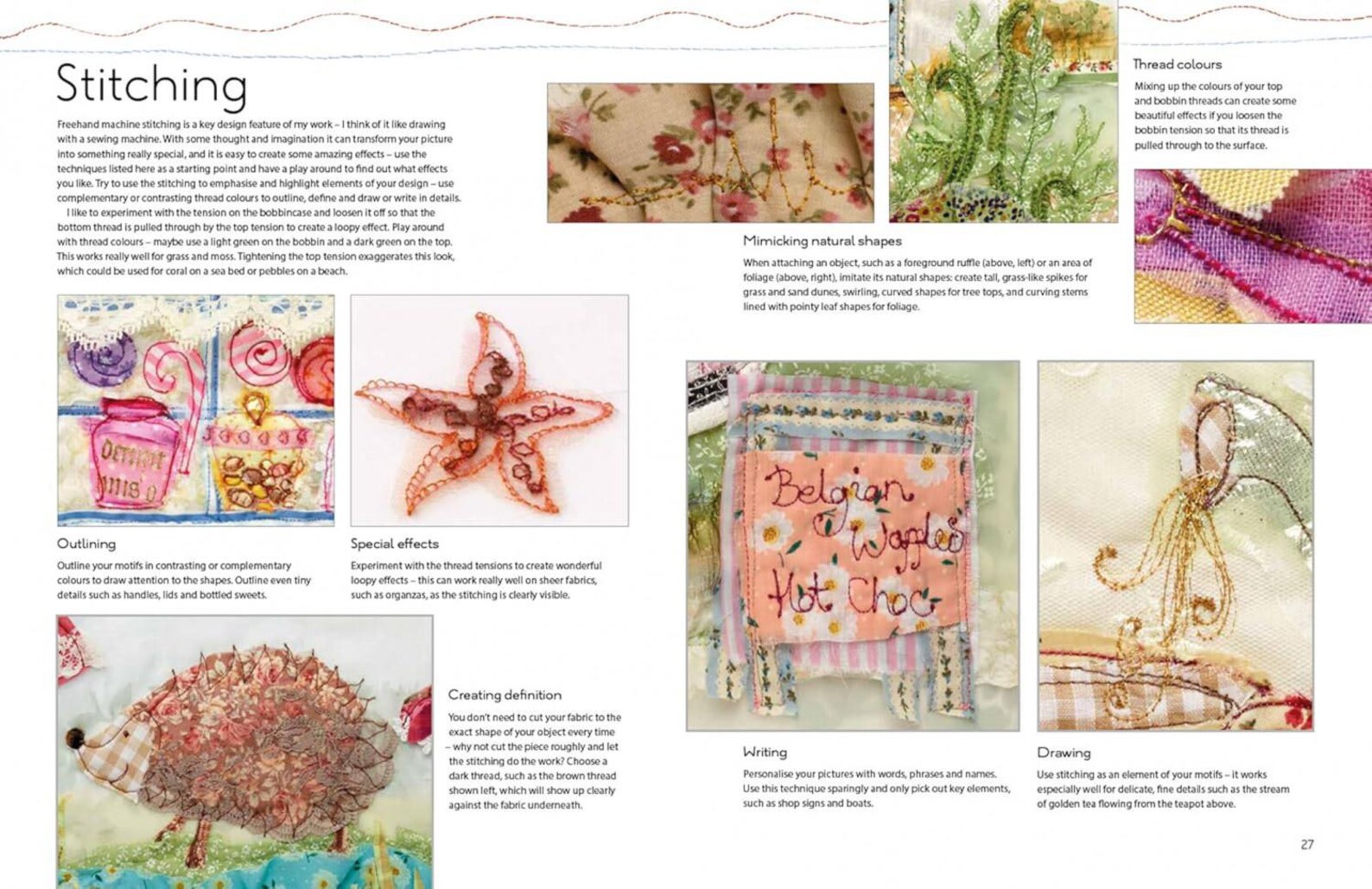 Applique Art: Freehand Machine-embroidered Picture | Abigail Mill ...