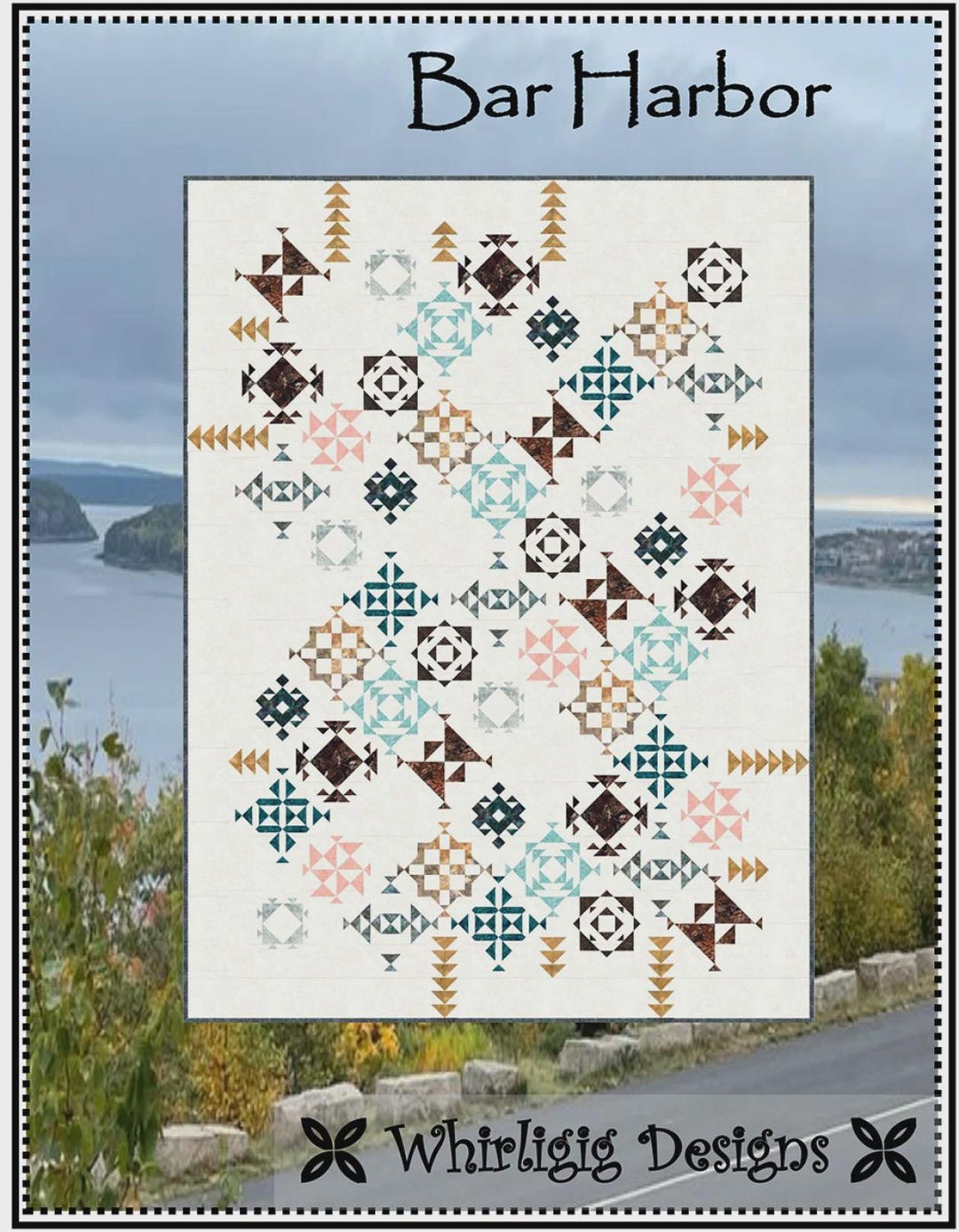 Bar Harbor Block of the Month Pattern | WD-BHBOM | Chris Hoover ...