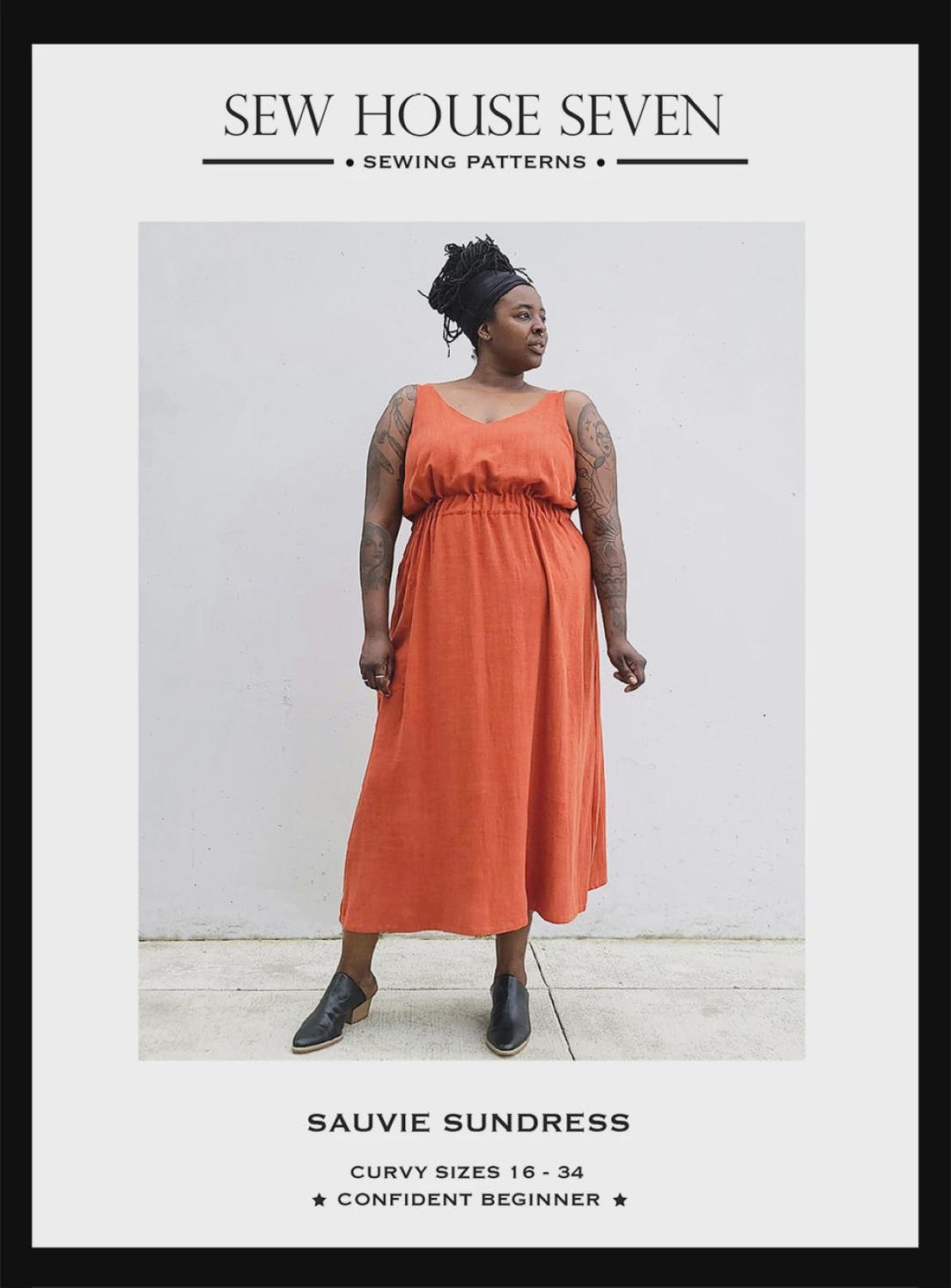Sauvie Sundress Curvy Fit Pattern | SHS139C | Sew House Seven | Rusty ...