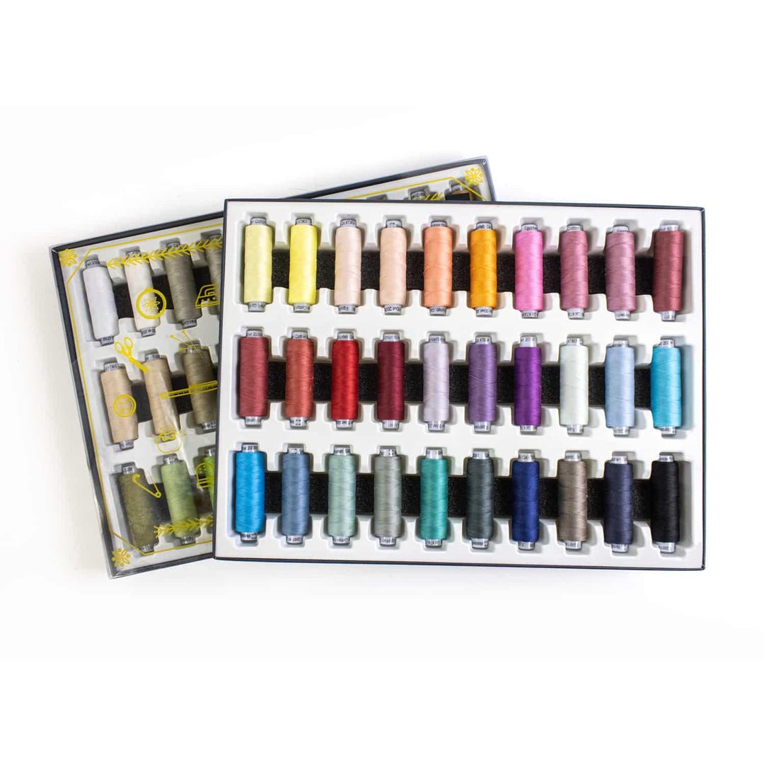 KONFETTI Thread Set Collector | Wonderfil | 60 Spools 50wt 200M | New ...