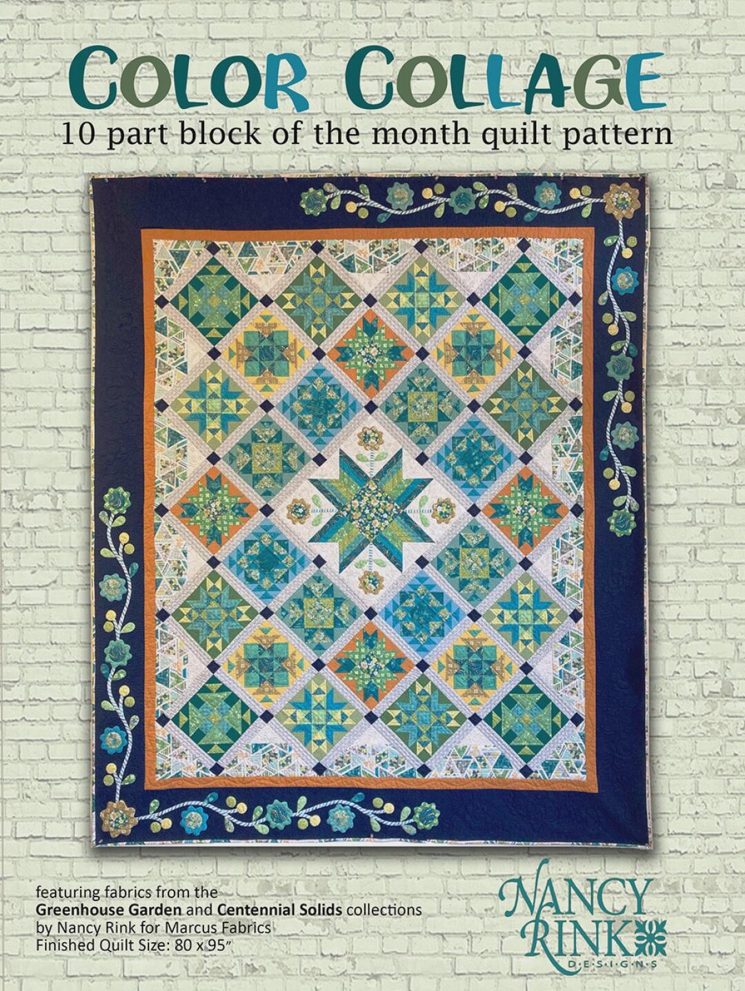 Color Collage Block of the Month Pattern Booklet | NRDCOLORC-BOM ...