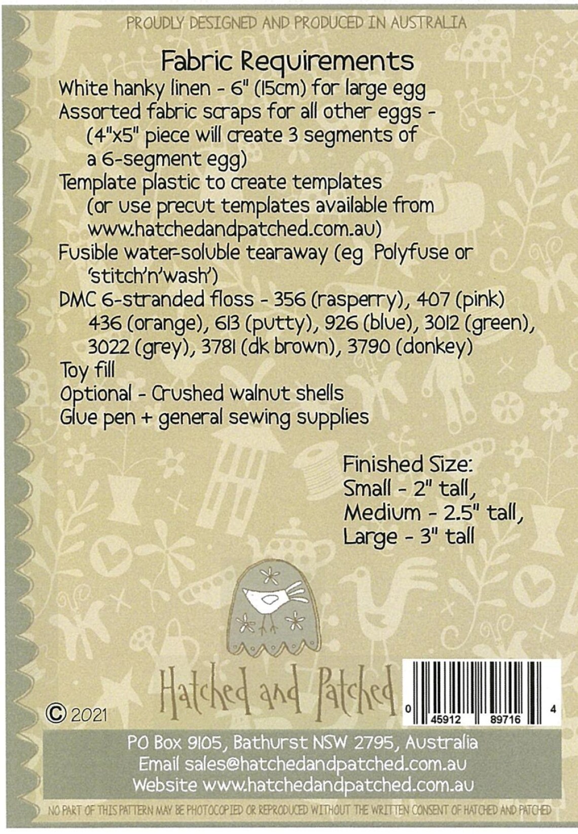 Easter Eggs Galore Pattern | Anni Downs Hatched and Patched ...