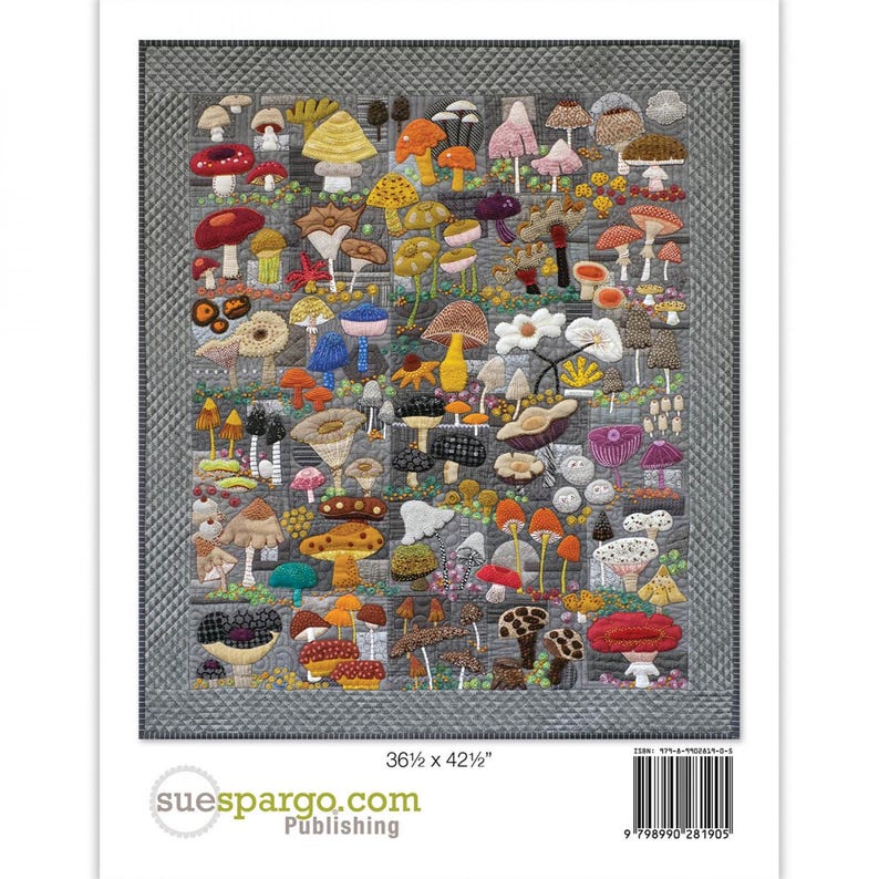 Sue Spargo Truffle Duffel Book | Sue Spargo Folk Art Quilts # SS905 ...