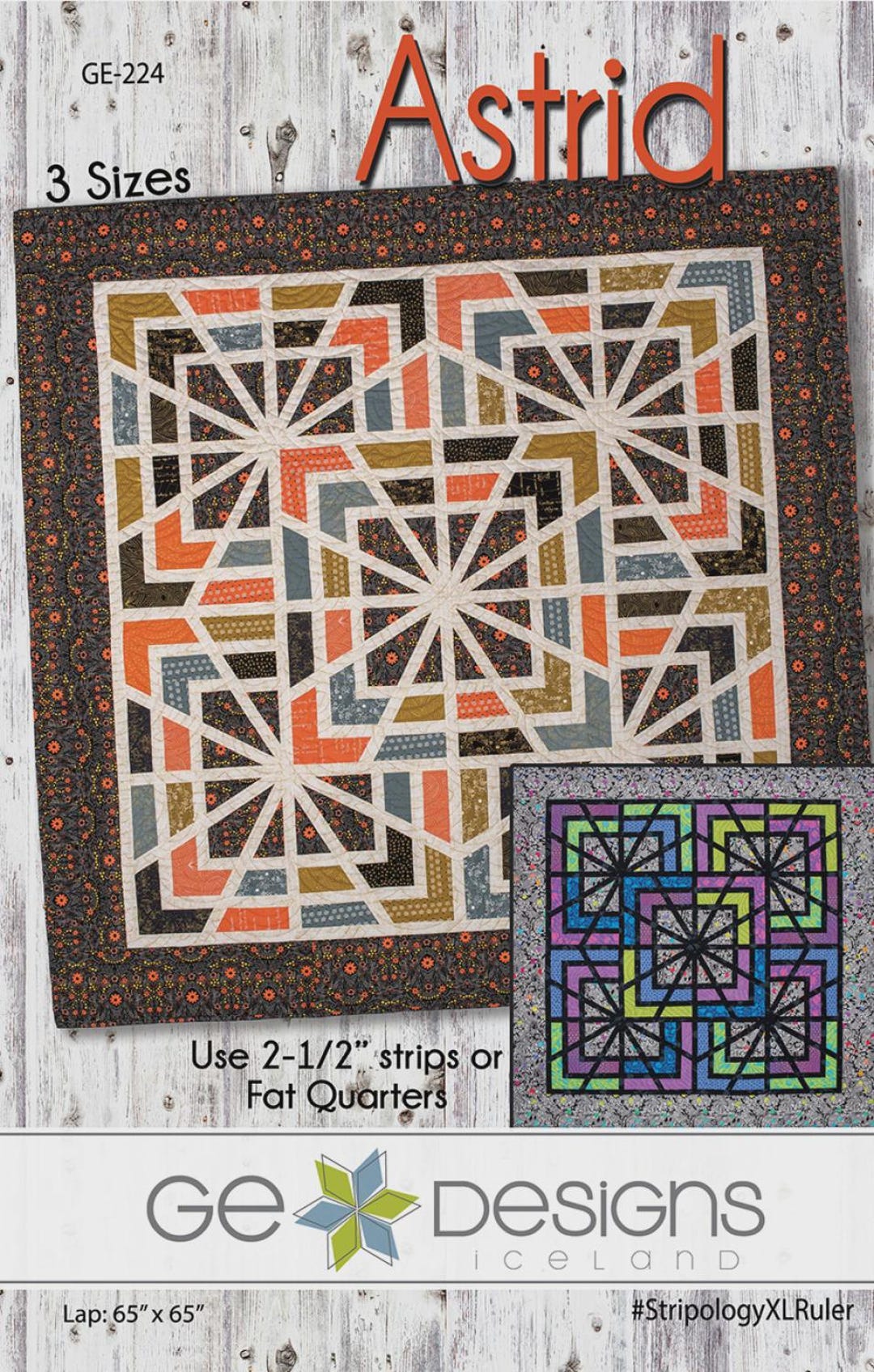 Astrid Quilt Pattern | GE-224 | G. E. Designs Erla Gundrun | Modern Mid ...