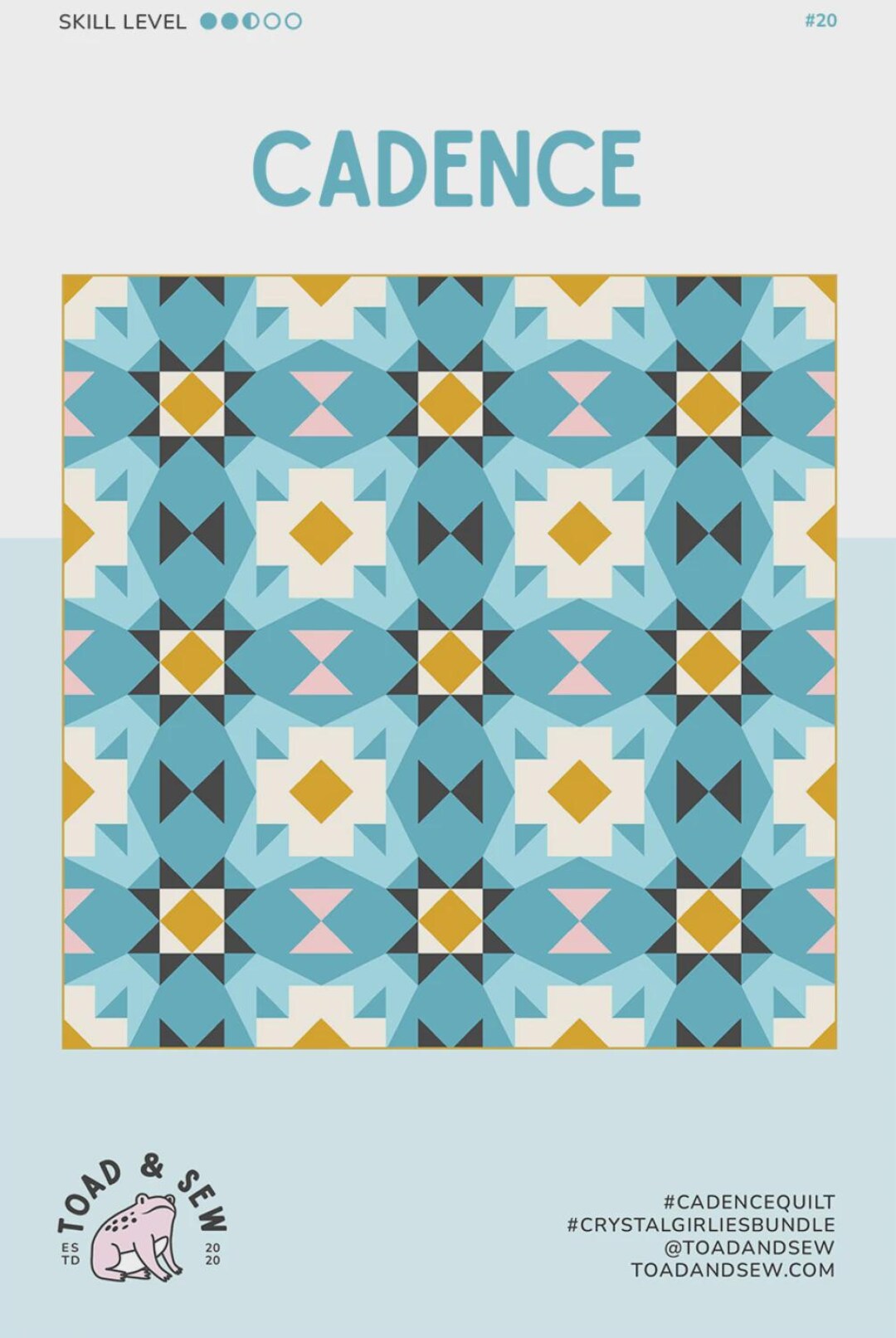 Cadence Quilt Pattern | TS020 | Toad and Sew Taylor Krzeszowski ...