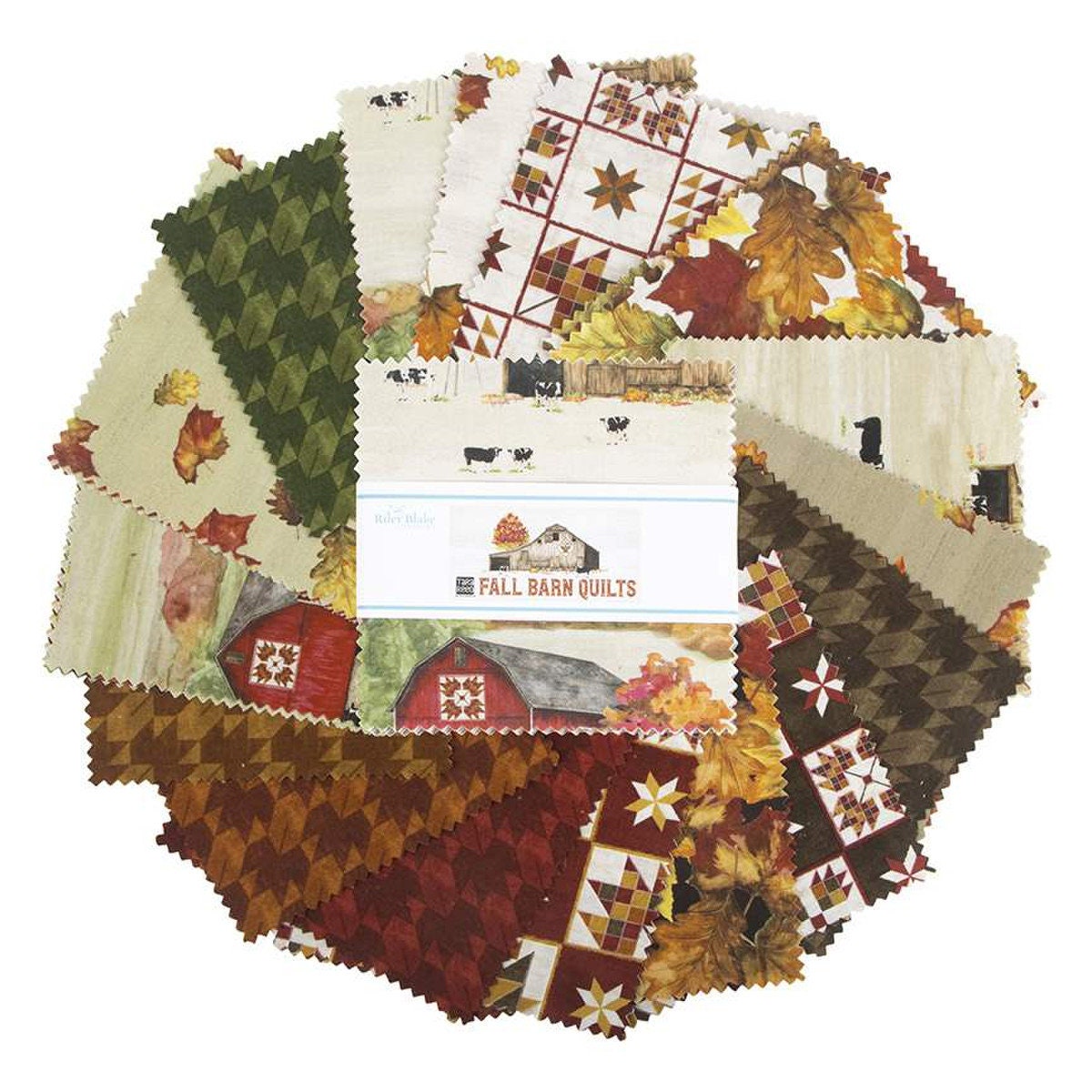 FALL BARN QUILTS 5 Stacker Charm Pack Riley Blake Designs Barns Farm ...