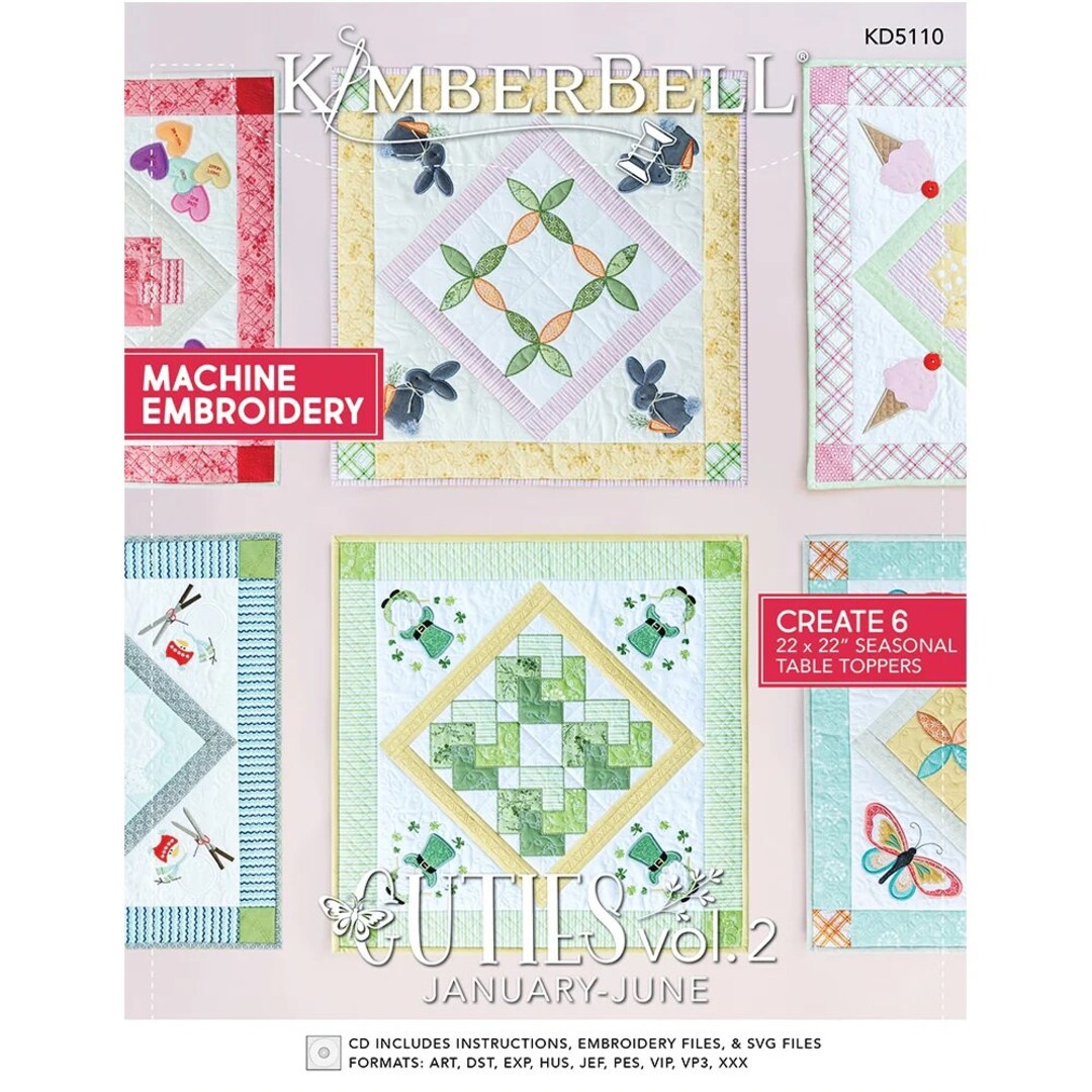 Kimberbell Cuties, Vol. 2: January-june | Kimberbell | Table Topper ...