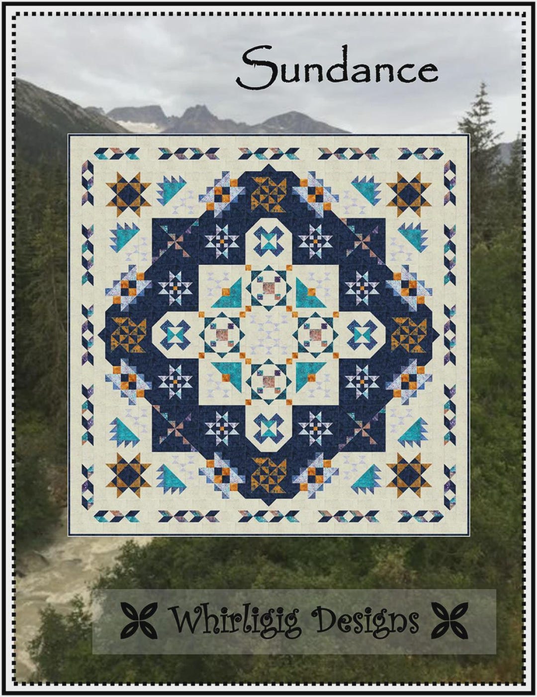 Sundance Block of the Month Quilt Pattern | WD-SUNBOM | Whirligig ...