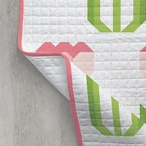 May in Bloom DOOR BANNER Quilt Kit | 20"x36" | Boxed Kit Backing Incl ...