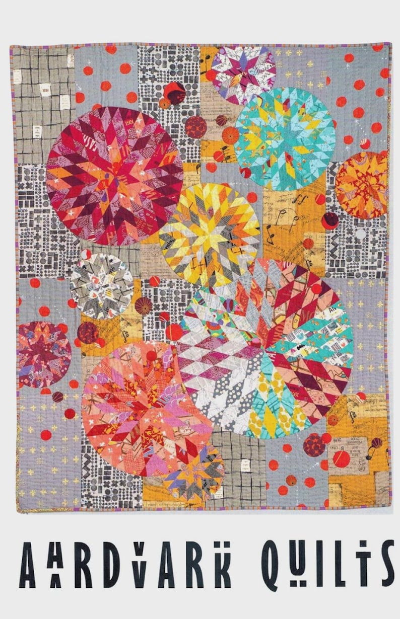 Orbs Quilt Pattern | AQ894 | Pamela Dinndorf Aardvark Quilts | Modern ...