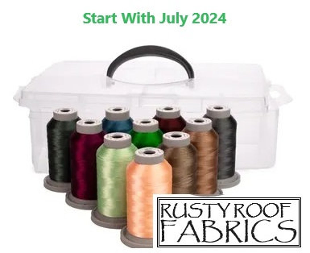 Glide Thread of the Month YEAR SUBSCRIPTION | 10 Spools EACH Month 40WT ...