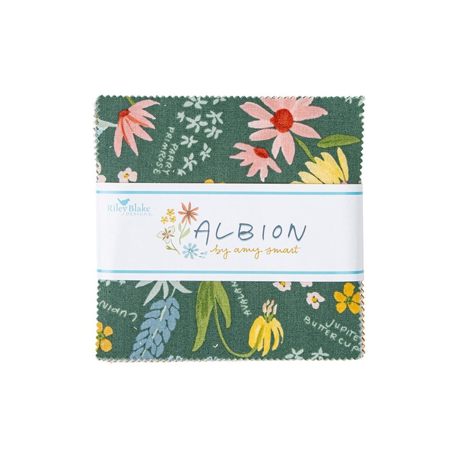 ALBION 5" Stacker Charm Pack | Amy Smart Riley Blake Designs | Floral ...