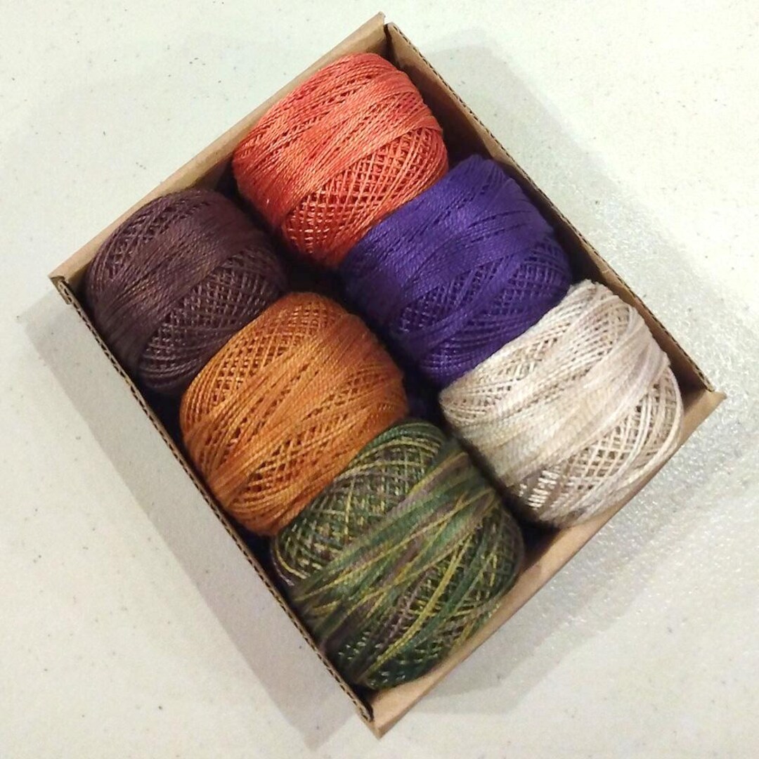 VALDANI Pumpkin Patch Vicky Mccarty Collection Pearl Cotton Thread Pack ...