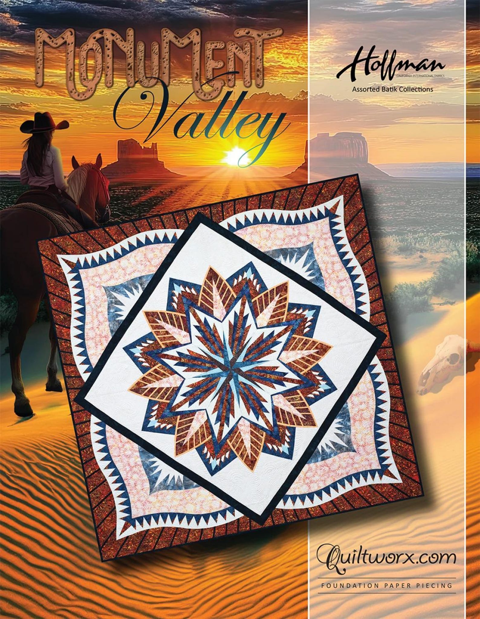 Monument Valley Quilt Pattern | Quiltworx Judy Niemeyer Quilting 99x99 ...
