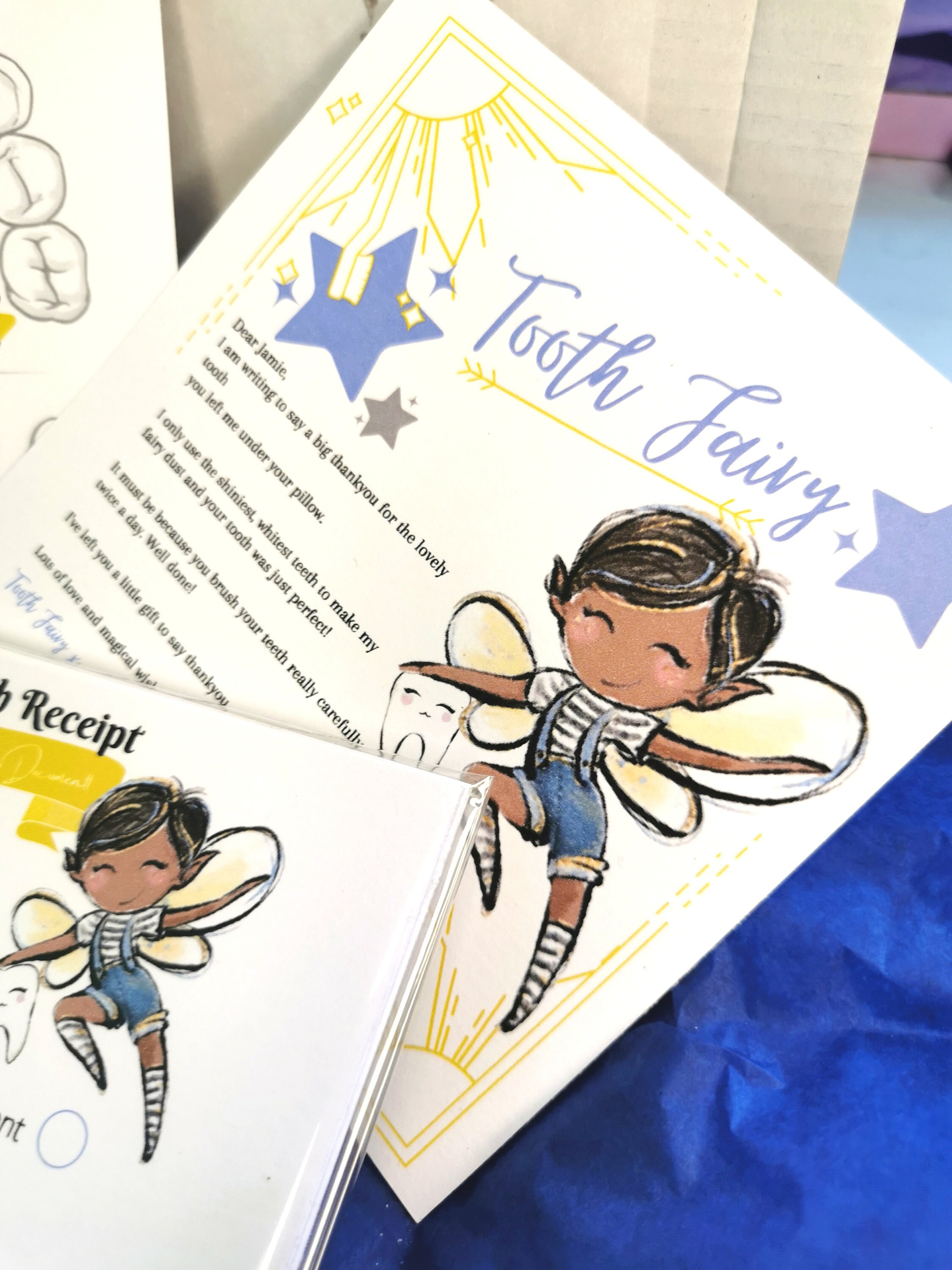 Tooth Fairy Pack, Boys Tooth Fairy Pack, Children's Gifts, Personalised ...