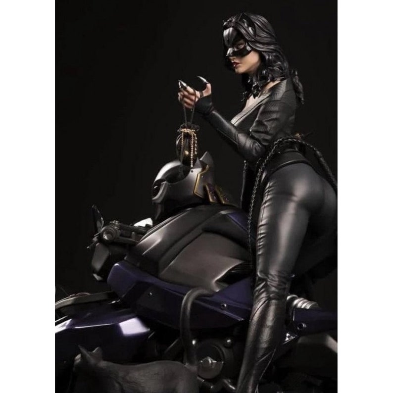 Catwoman Stl File 3d Print Premium Model Instant Download Etsy Hong Kong