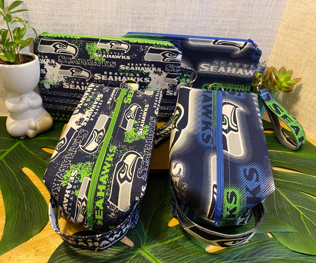 Seattle Seahawks Pattern Box/pouch Bag - Etsy