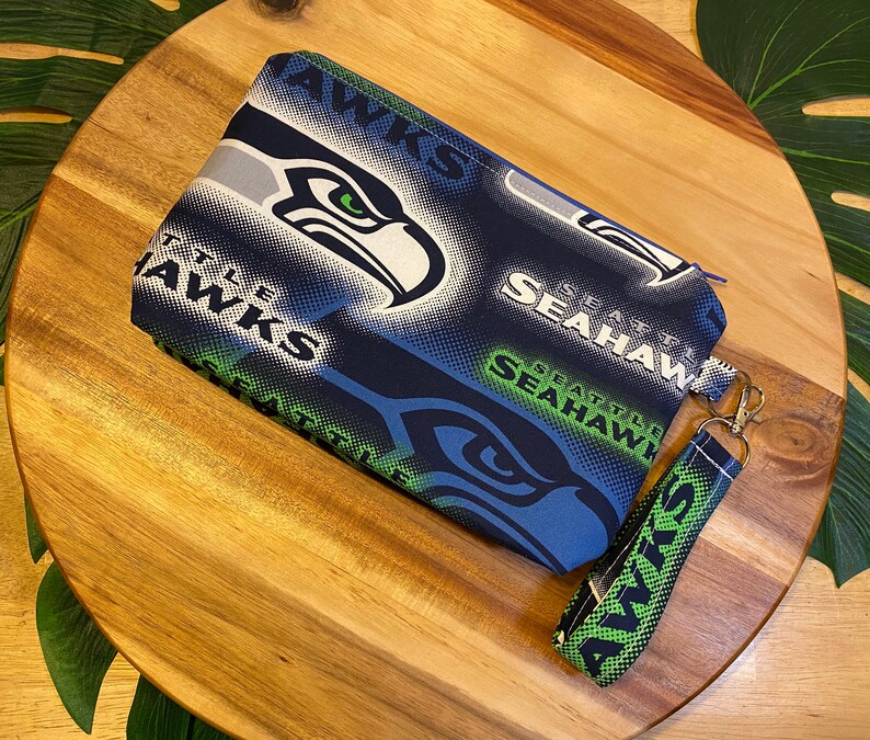 Seattle Seahawks Pattern Box/pouch Bag - Etsy