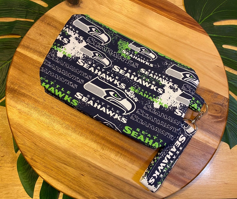 Seattle Seahawks Pattern Box/pouch Bag - Etsy