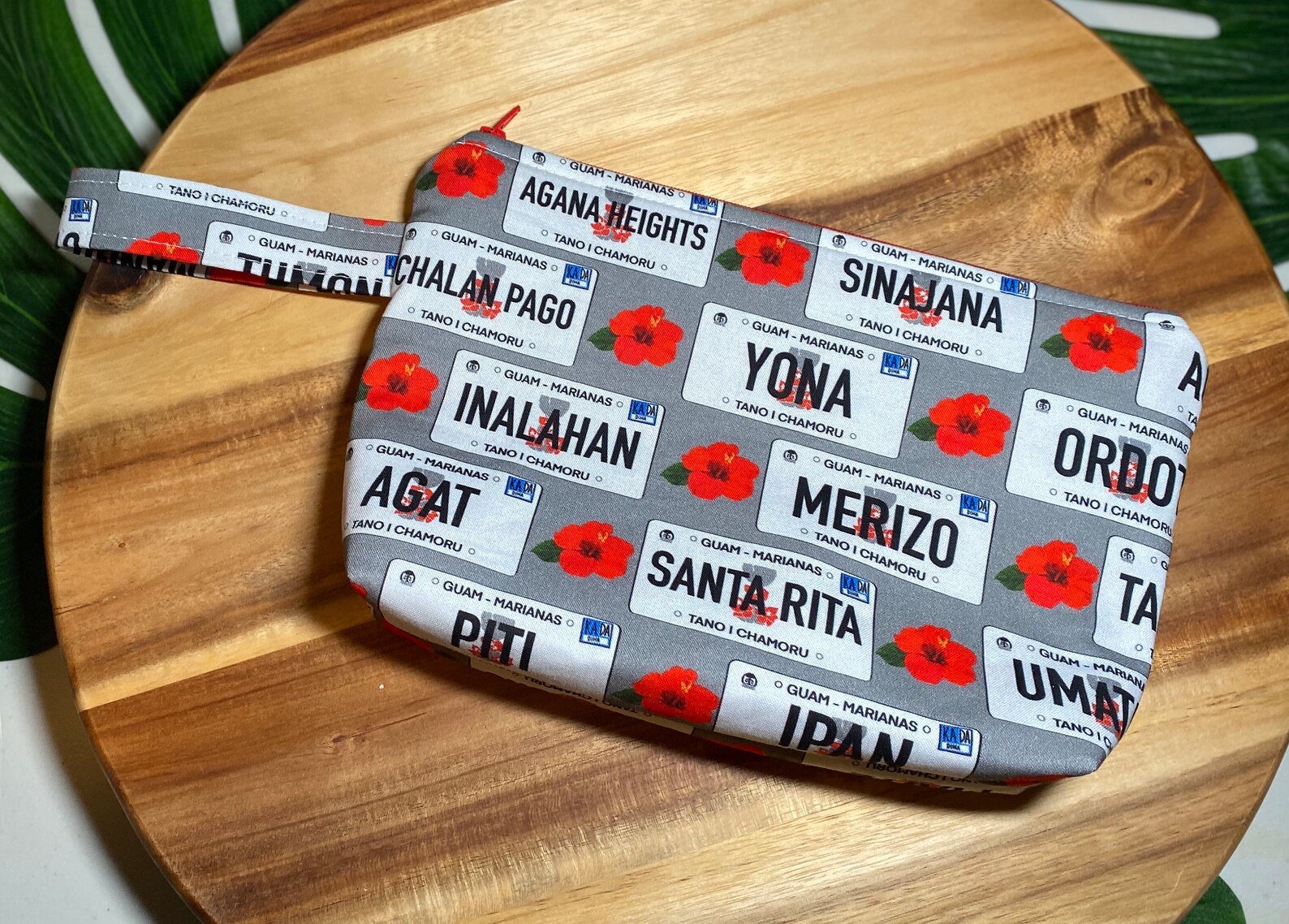 Guam Villages License Plate Pattern Box/pouch Bag - Etsy