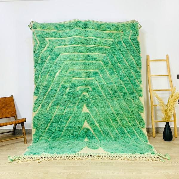 Green Moroccan Rug - Etsy