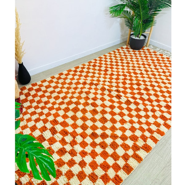 Orange Moroccan Rug - Etsy
