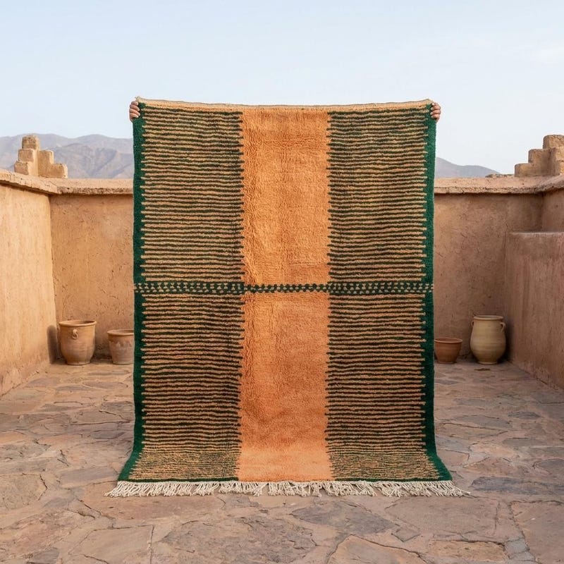 Green & Orange Rugs - Etsy