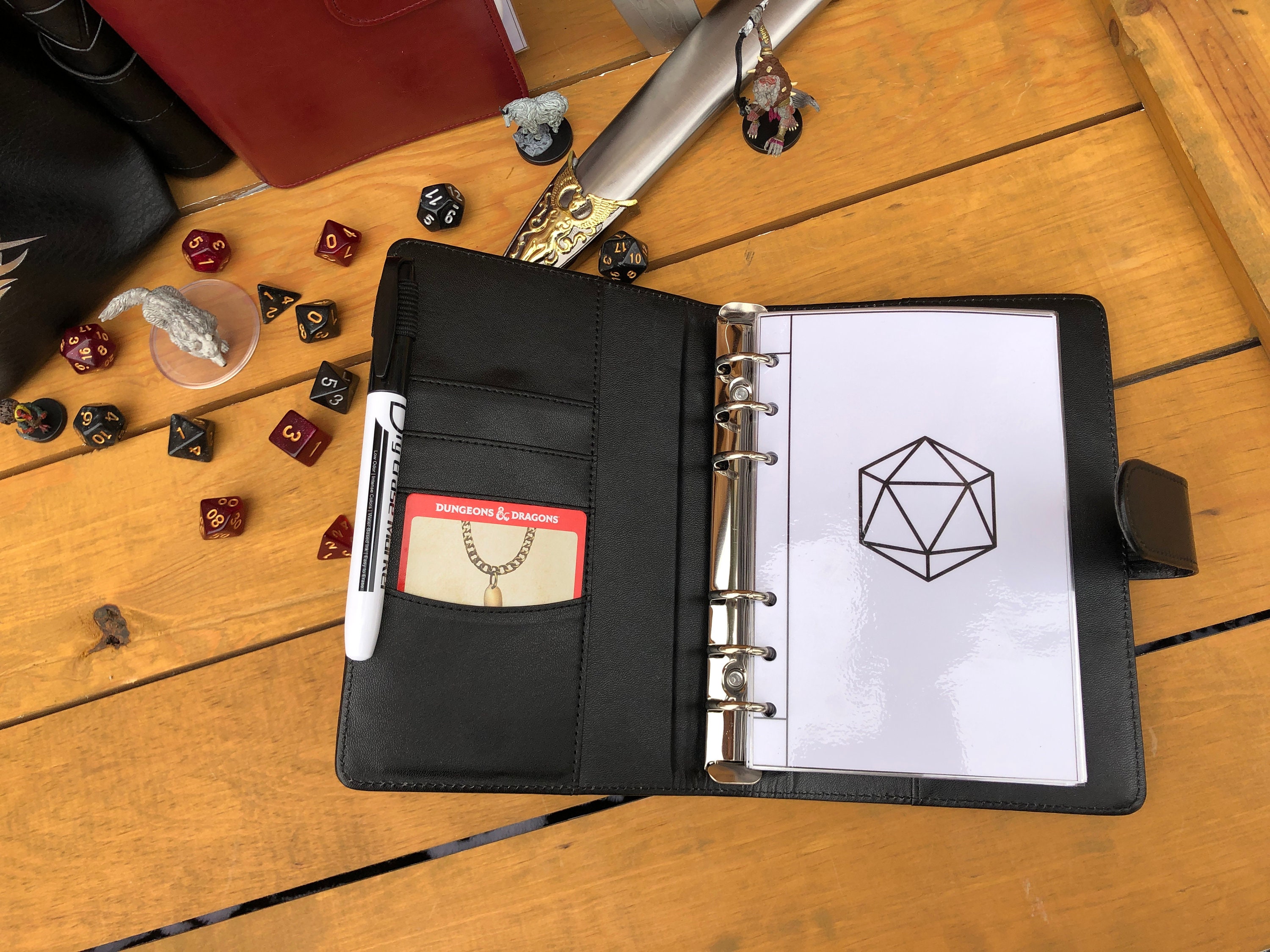 D&D Reusable Character Sheet Binder | Etsy