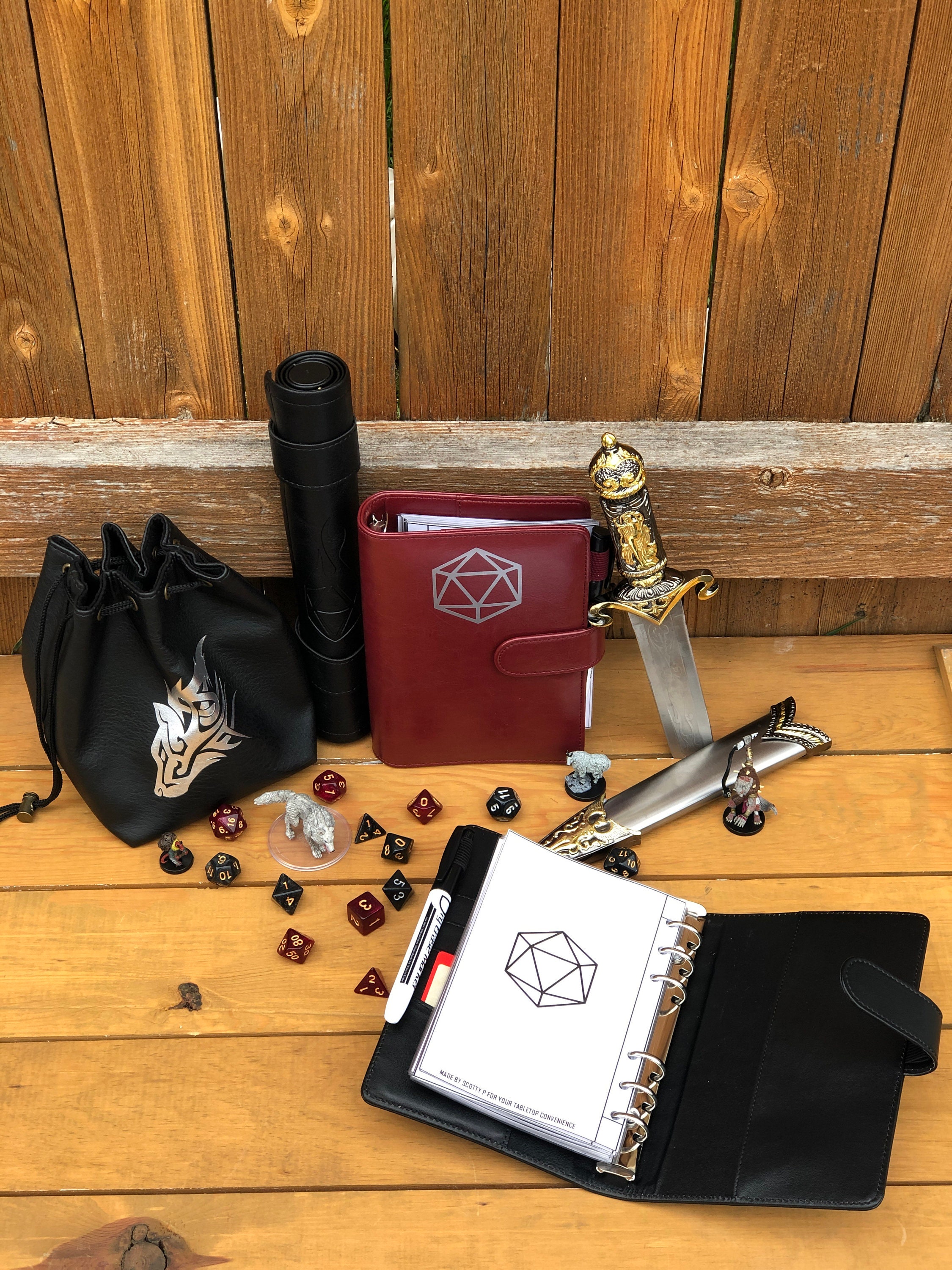 D&D Reusable Character Sheet Binder | Etsy