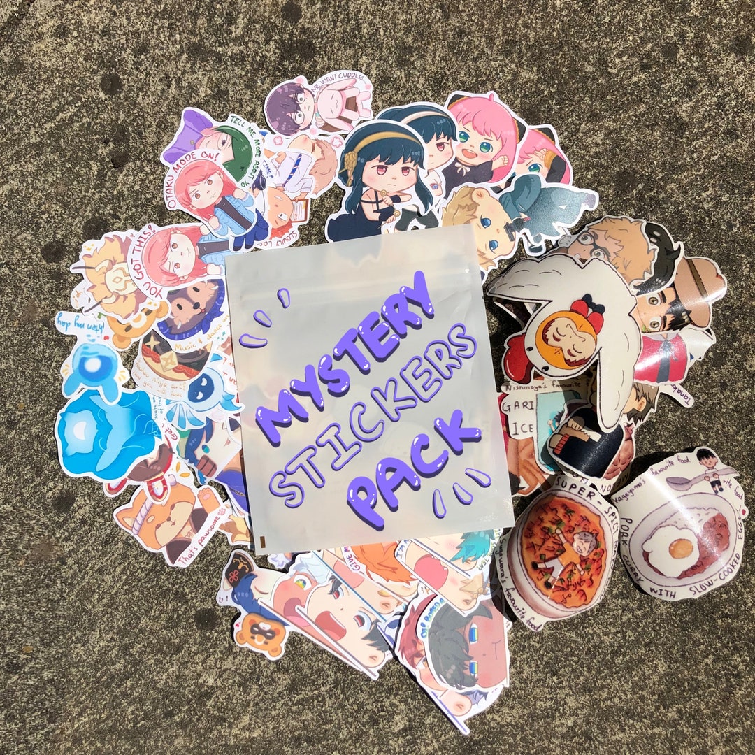 Mystery Stickers Pack ! | Randomly Chosen From HQ, Genshin, LIHFO, OBM ...