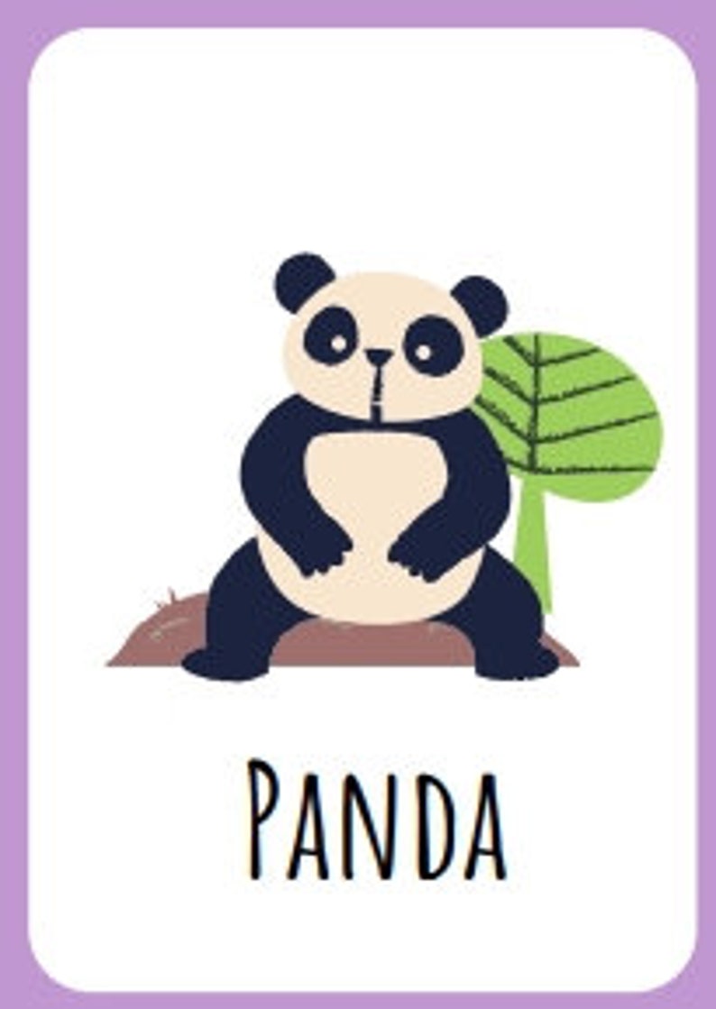 Animal Flashcards Printable Flashcards Preschool & Toddler Flashcards ...