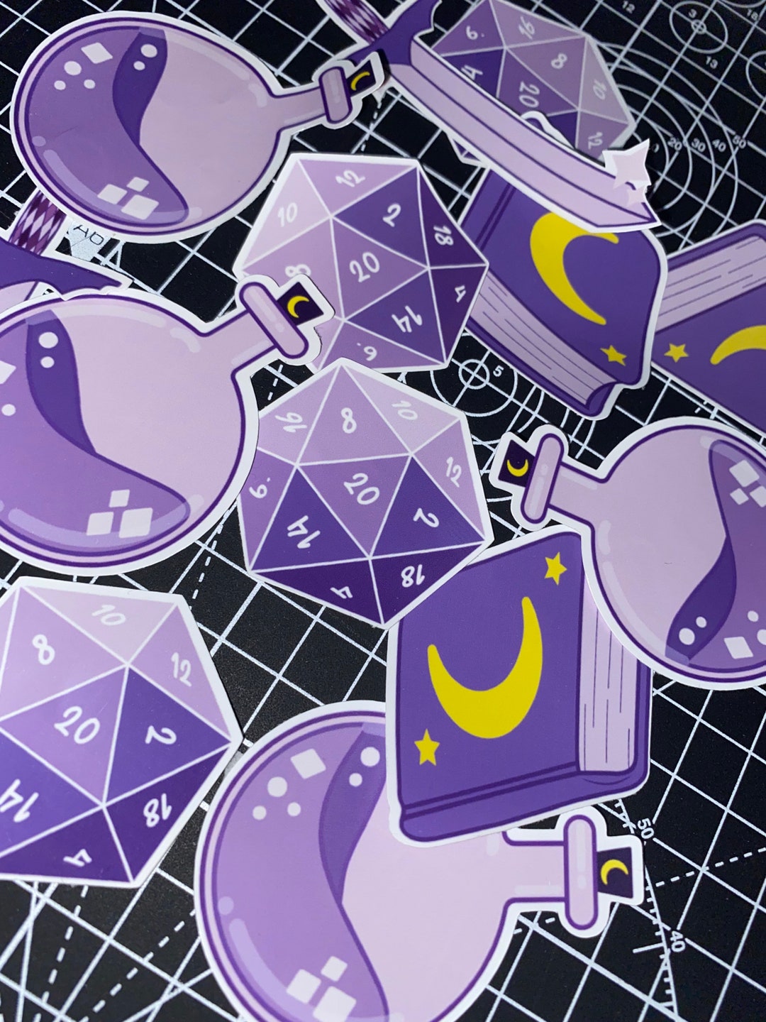 Glossy and Matte Vinyl Wizard Essentials Sticker Pack - Etsy.de